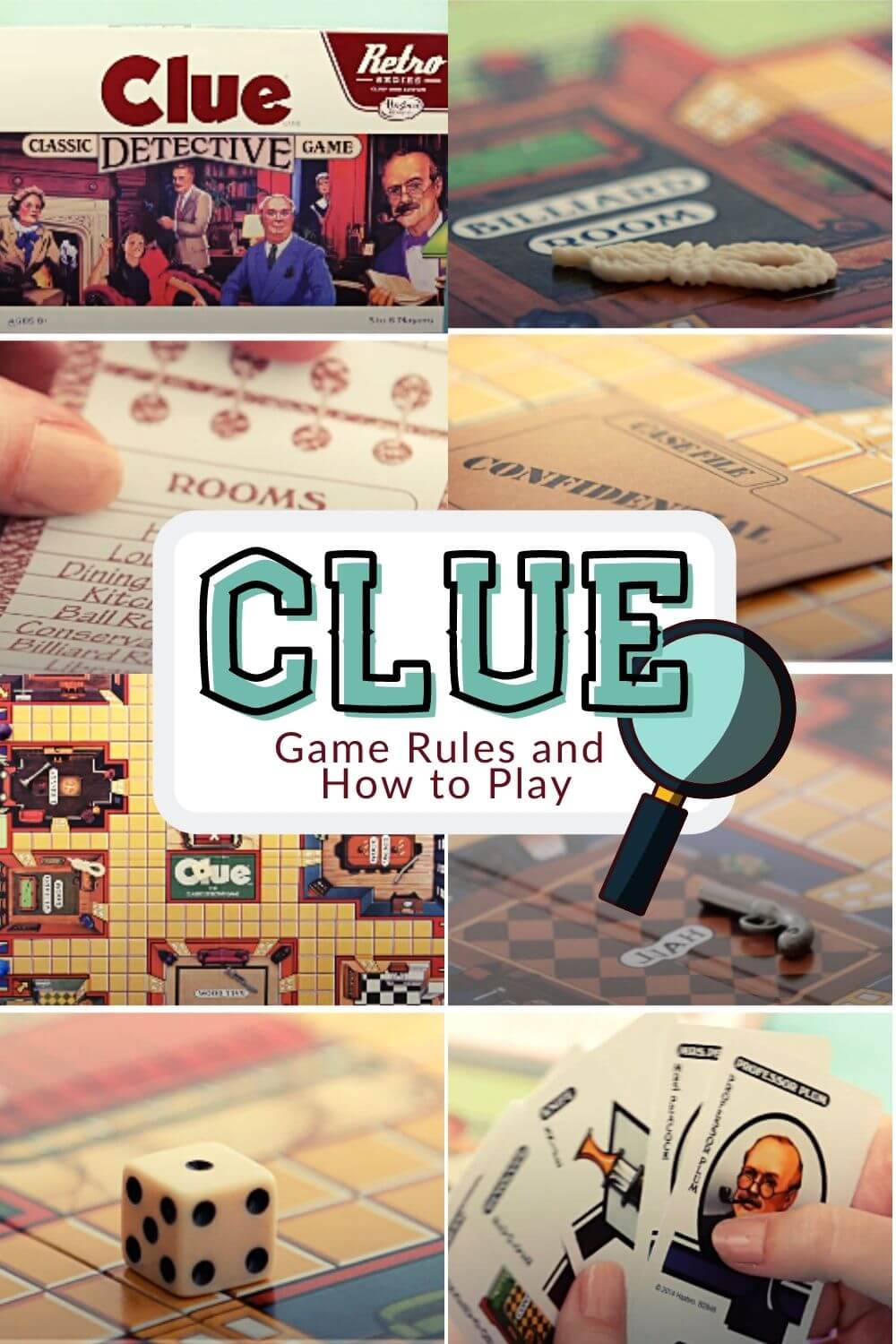  Clue Game Rules How To Play Clue The Board Game