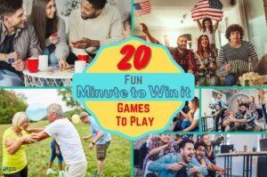 20 Fun Minute to Win it Games to Play | Group Games 101