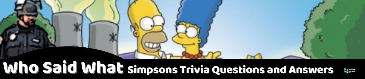 51 Simpsons Trivia Questions (and Answers) | Group Games 101