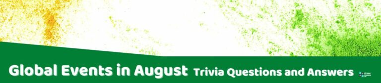 39 August Trivia Questions (and Answers) | Group Games 101