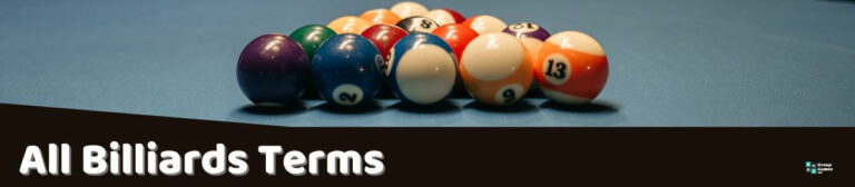 Billiards Terms (Glossary) | Group Games 101